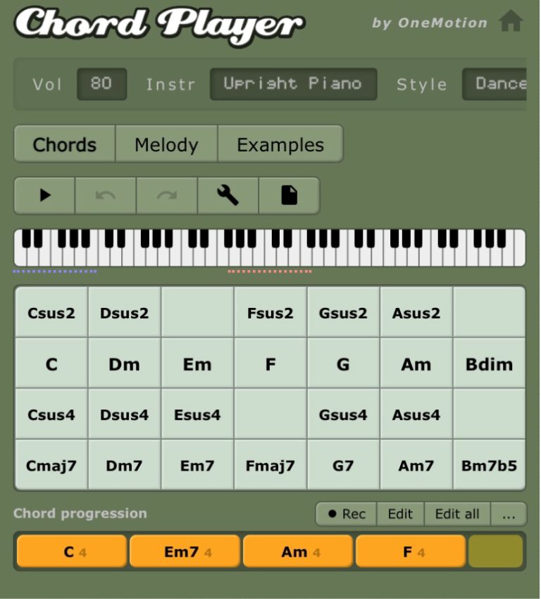 想練即興卻沒伴奏？免費的線上伴奏軟體_Chord Player 介紹！